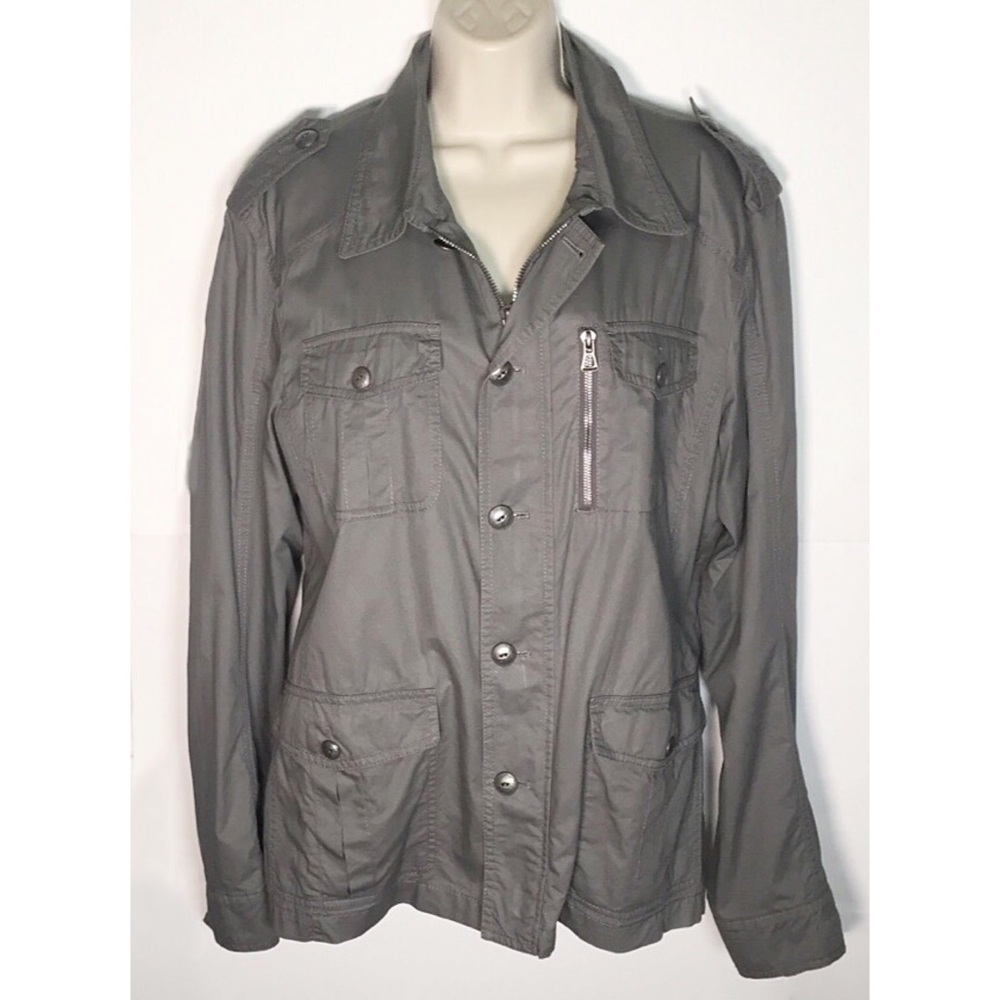 Hugo Boss Grey Field Utility Jacket - Gem